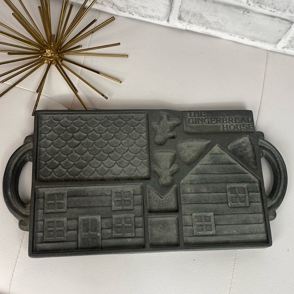 John Wright | Kitchen | Vintage John Wright Cast Iron Gingerbread House ...